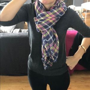 J. Crew | Accessories | Nwt J Crew Linen Scarf | Poshmark